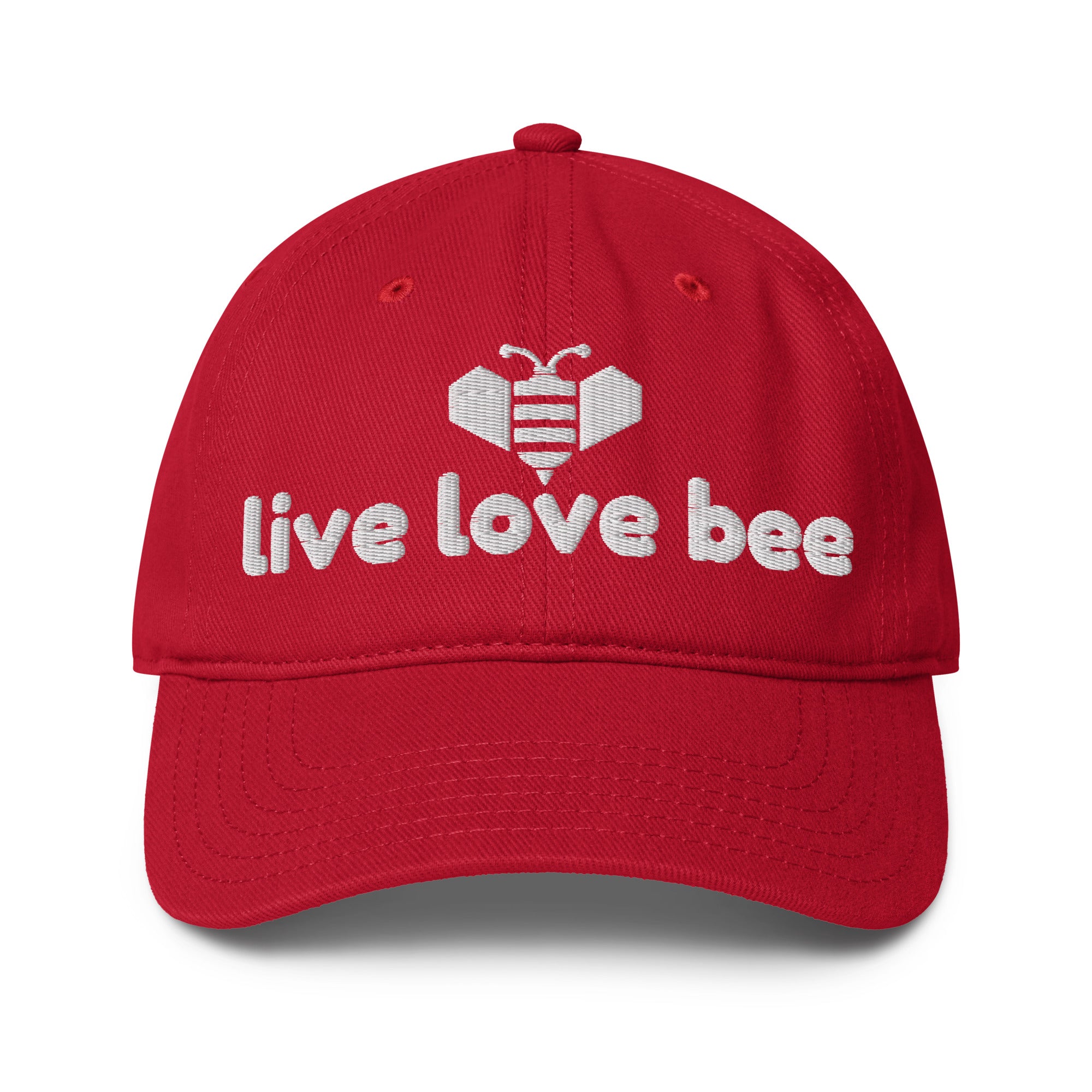 The Love Cap™️-Low-profile baseball cap – Live Love Bee Company